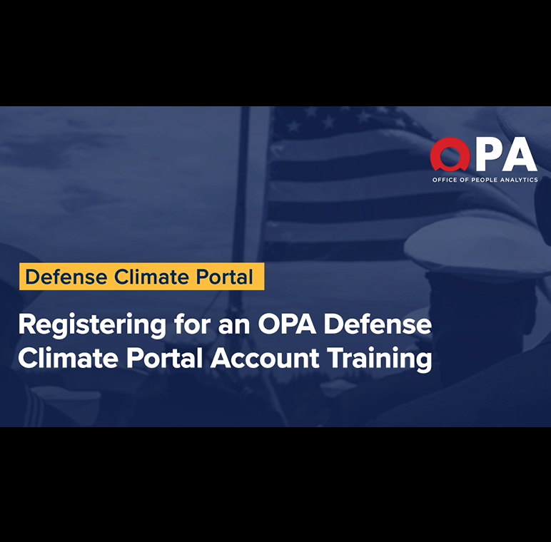 Home | OPA Defense Climate Portal Resource Center