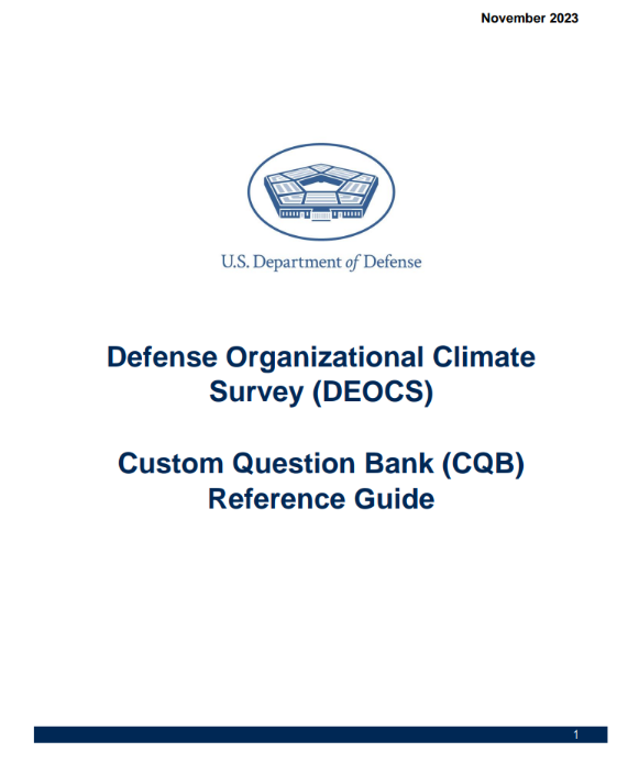 Home | OPA Defense Climate Portal Resource Center