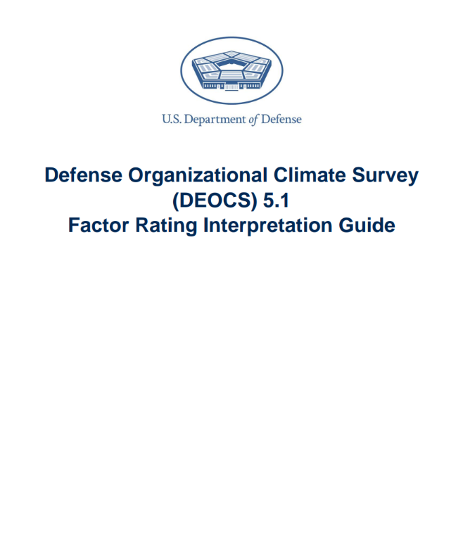 Home | OPA Defense Climate Portal Resource Center