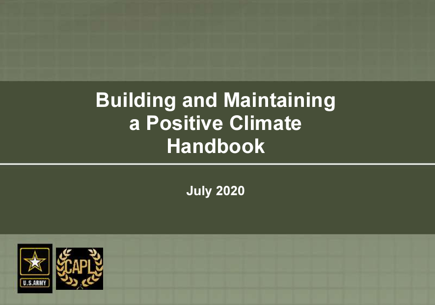 Home | OPA Defense Climate Portal Resource Center